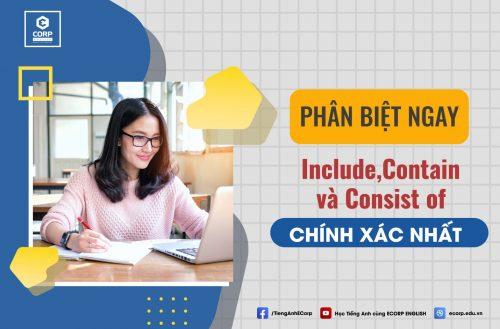 Phân Biệt ngay Include, Contain và Consist of trong tiếng anh tránh gây nhầm lẫn